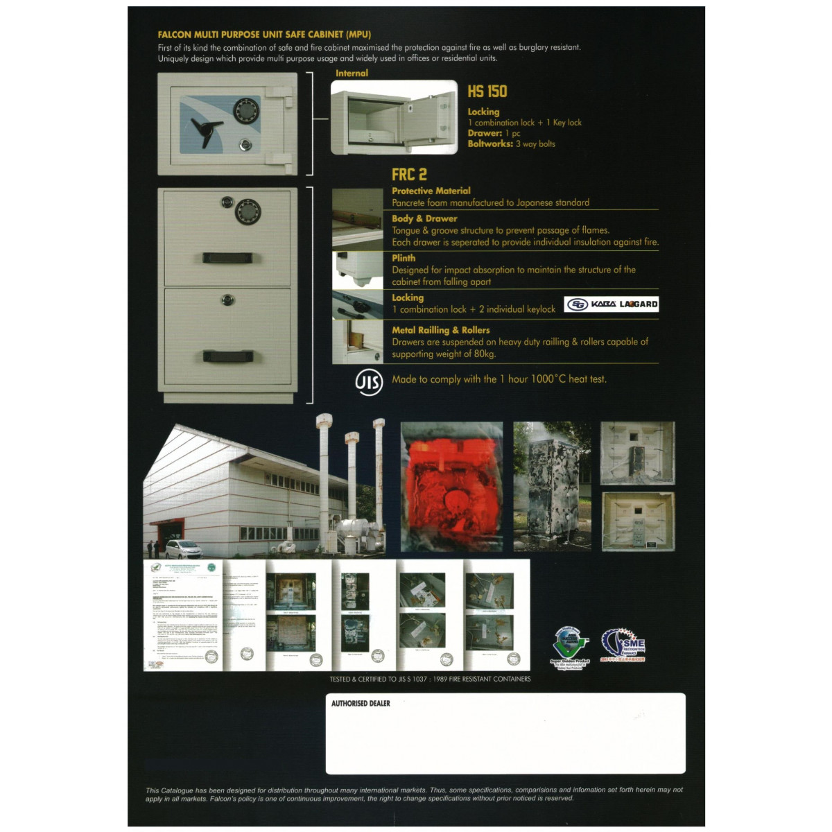 Falcon Multi Purpose Unit Safe (MPU) Cabinet - Safe Box Malaysia