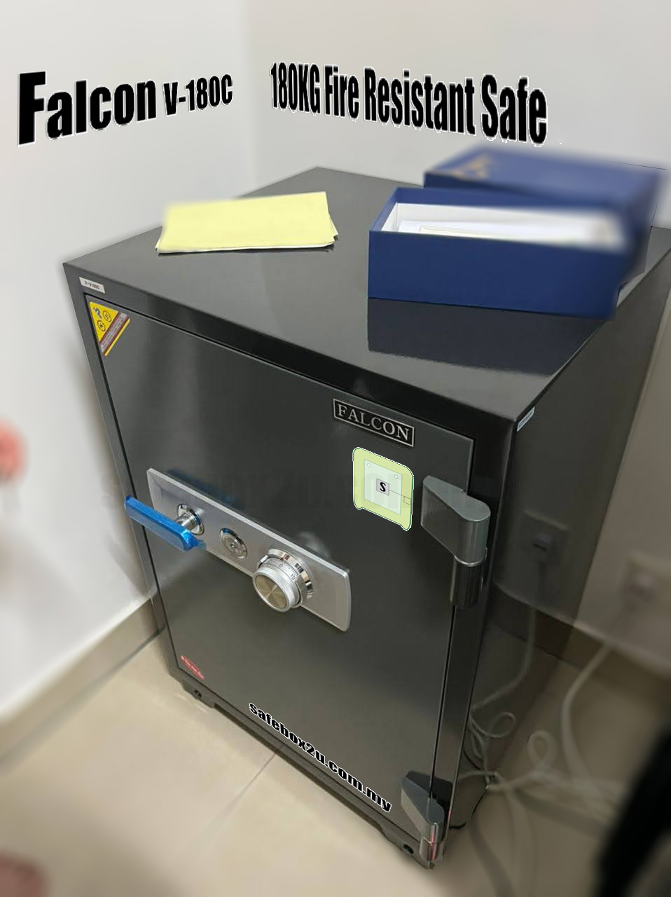 Falcon V180C Solid Safe - Black - Safe Box Malaysia