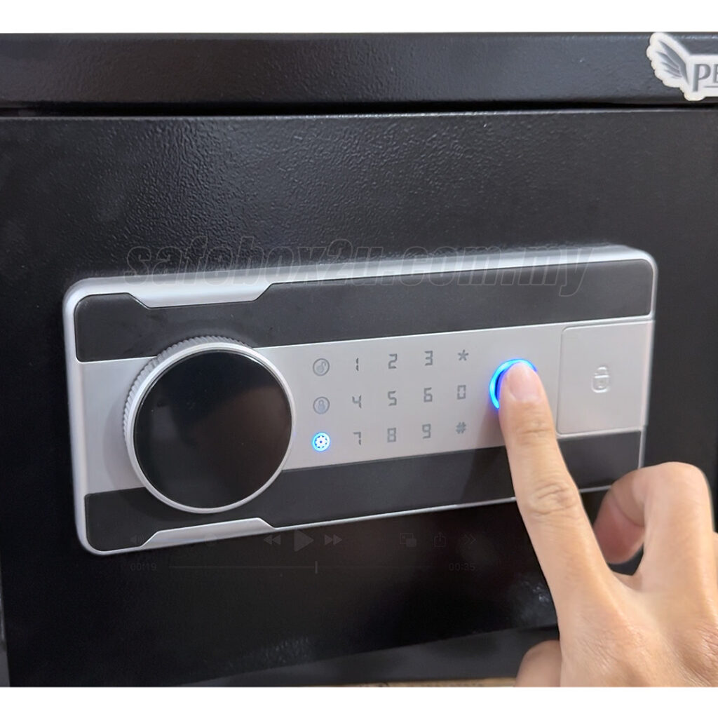 Pegasus 25NFF Fingerprint Electronic Digital Safe - Safe Box Malaysia